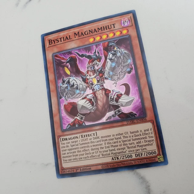 YU-GI-OH! TCG BYSTIAL Magnamhut [DABL-EN006] Darkwing Blast Ultra NM 1st Edition $17.00 ...